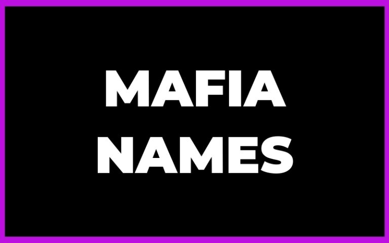 150+ Mafia Names (Popular, Creative, Funny & Unique) - Very Different Names