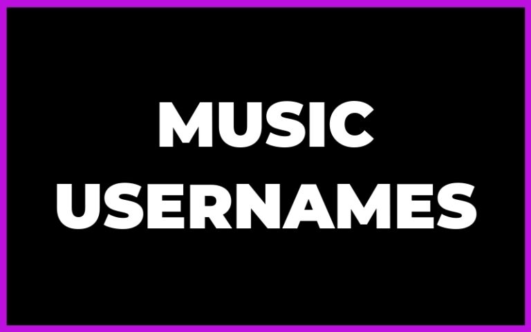150+ Music Usernames (Popular, Creative, Funny & Unique) - Very ...